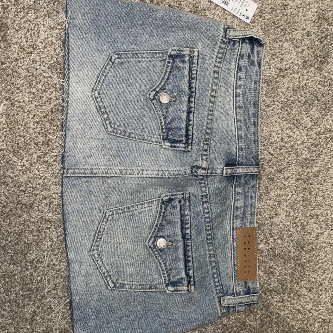 PacSun denim mini skirt! brand new with tags ... | Depop