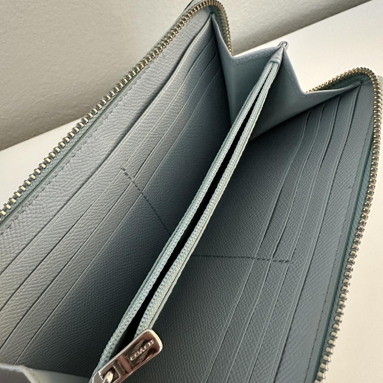 Teal Coach Wallet (Like New) - Depop