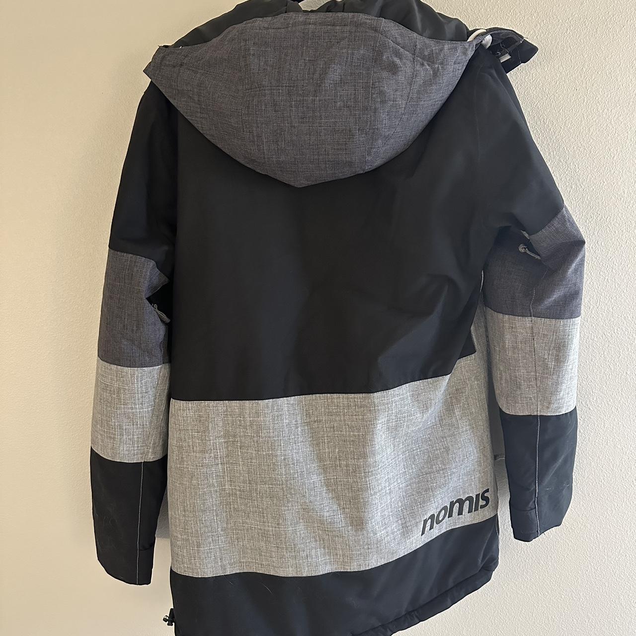 Men’s Nomis Grey Ski Jacket - Depop