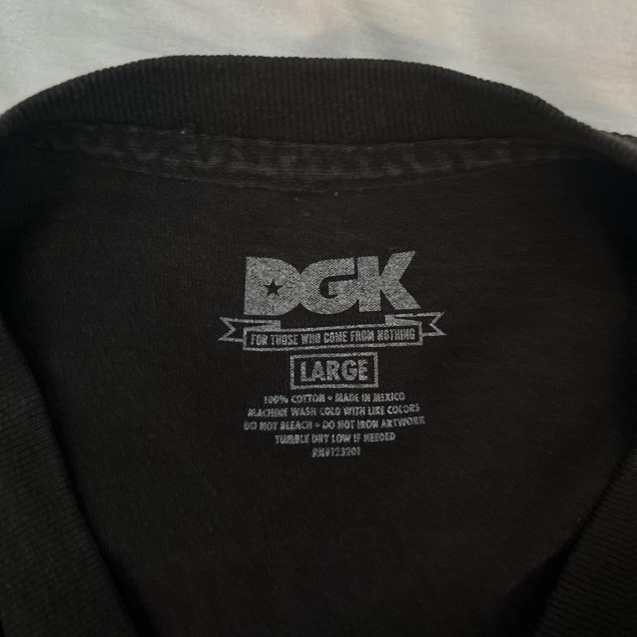 DGK Guadalupe Black T-Shirt Size L Worn quite a bit... - Depop