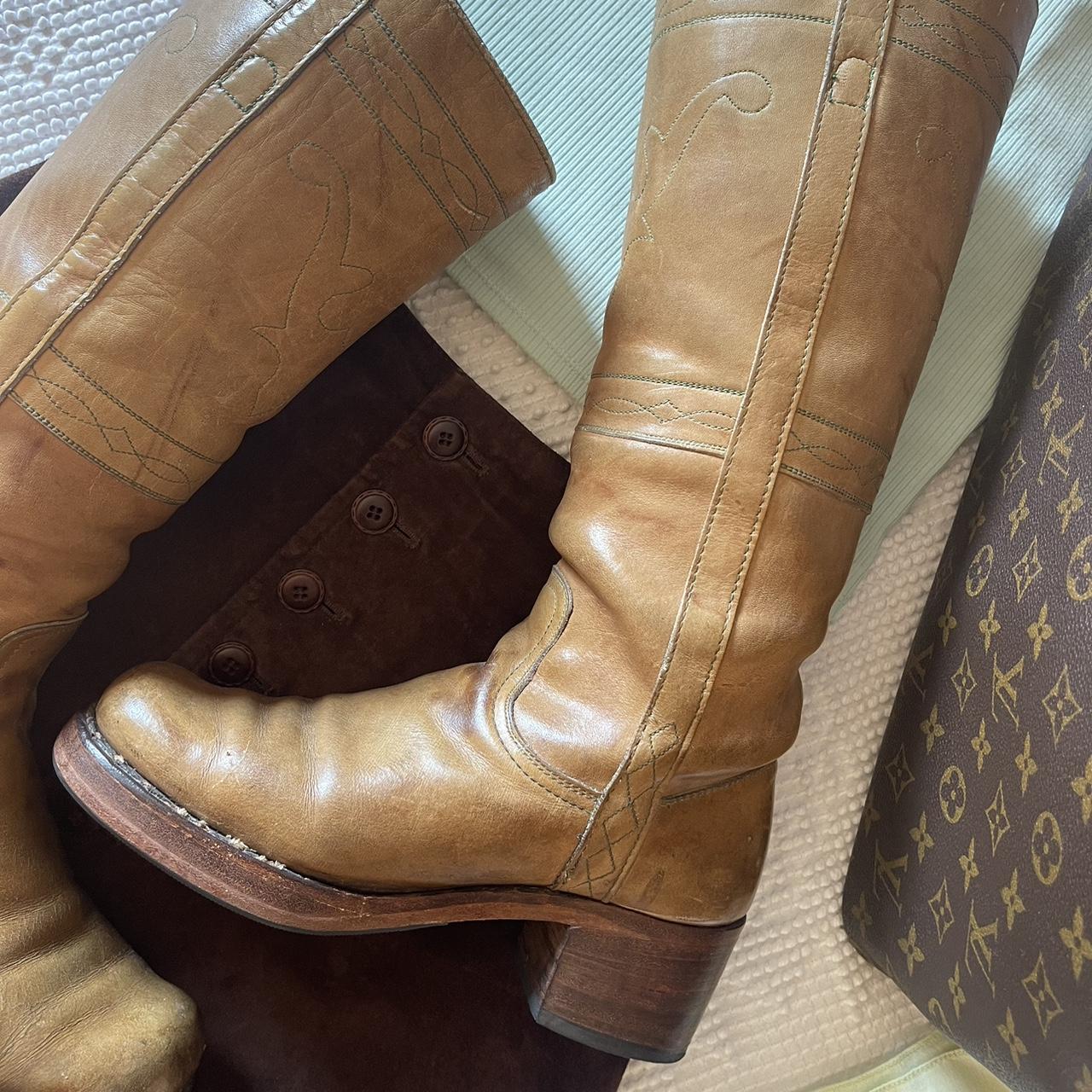 FRYE | Black Label Banana Campus Boots 🤩 The holy... - Depop