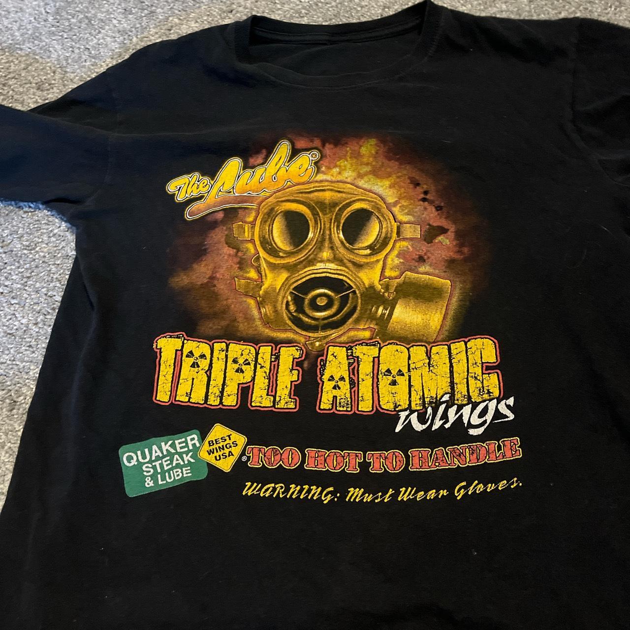 first picture is the front, 3 small holes in the front. - Depop