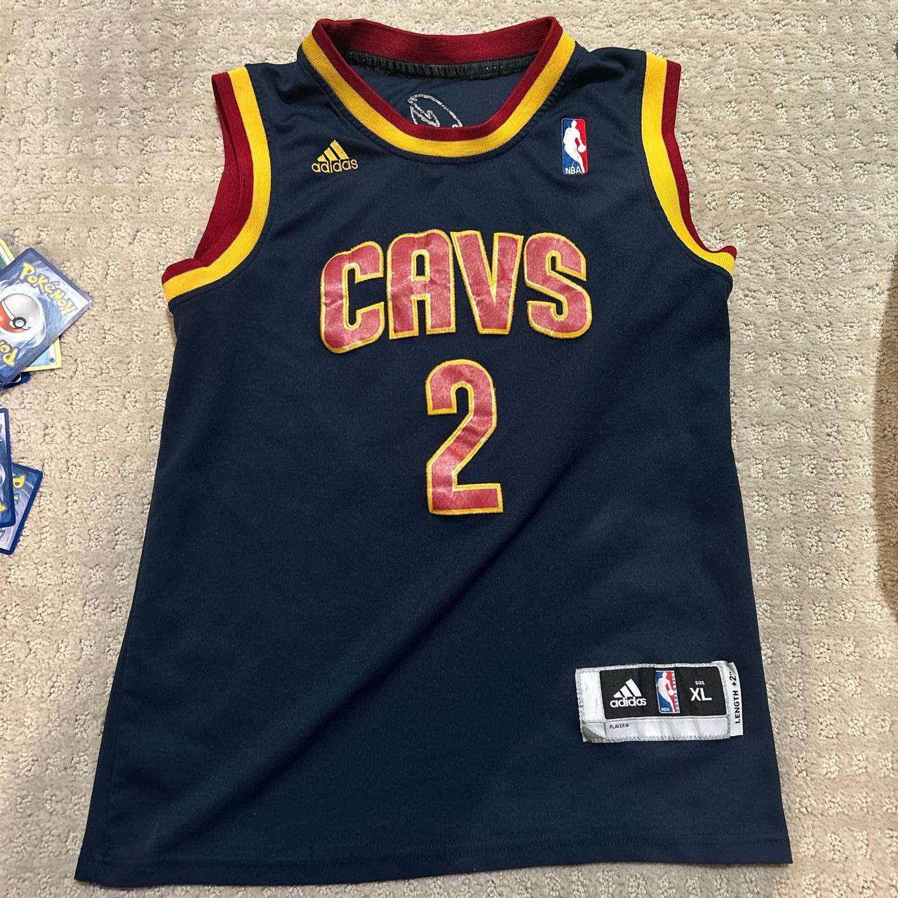 Black and red Adidas Kyrie jersey #NBA... | Depop