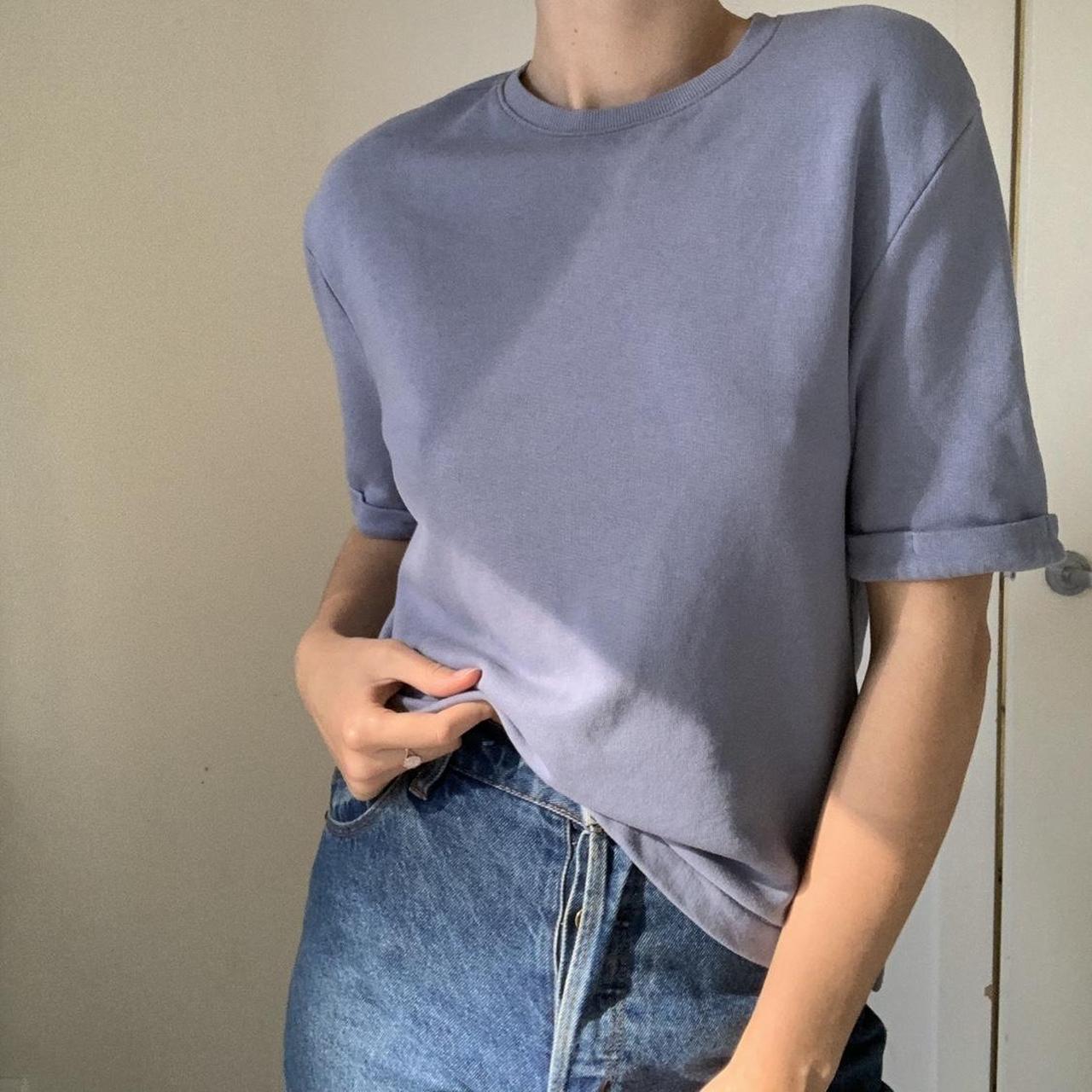 Anuko branded pale blue tee Made from very thick... - Depop