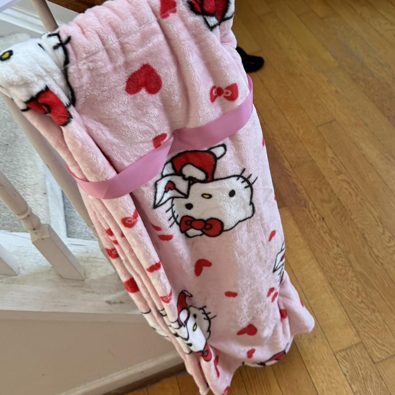 Hello kitty valentines day blanket - Depop