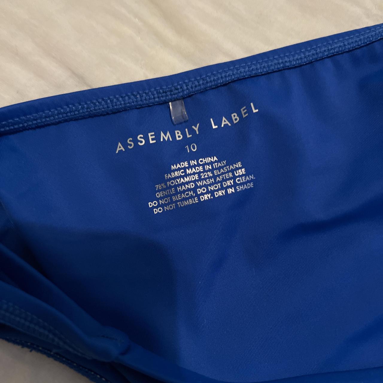 Lapis blue assembly label bikini. Only worn once. - Depop