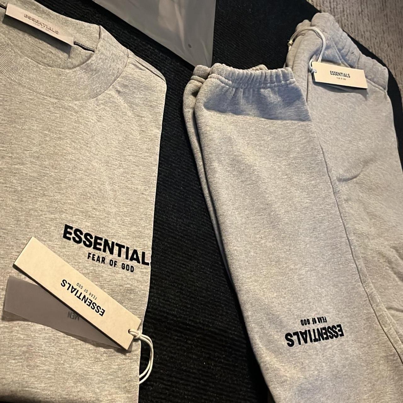 Essentials Sweats + Shirt shirts small - large is... | Depop