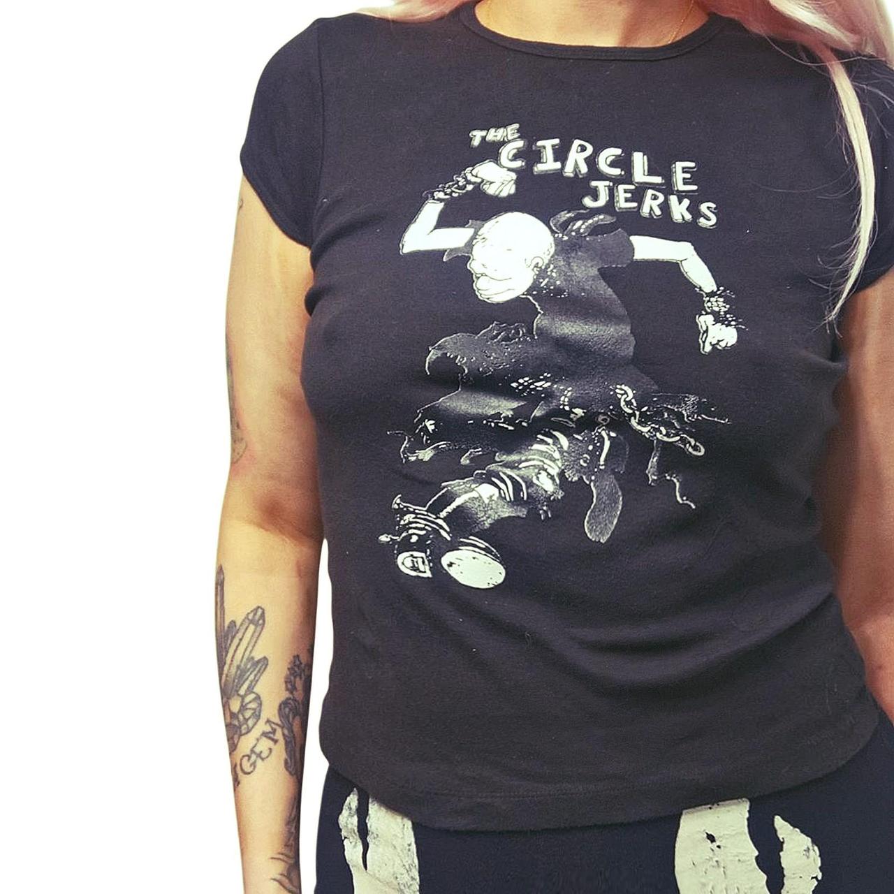 District Threads Y2K Circle Jerks short sleeve... | Depop