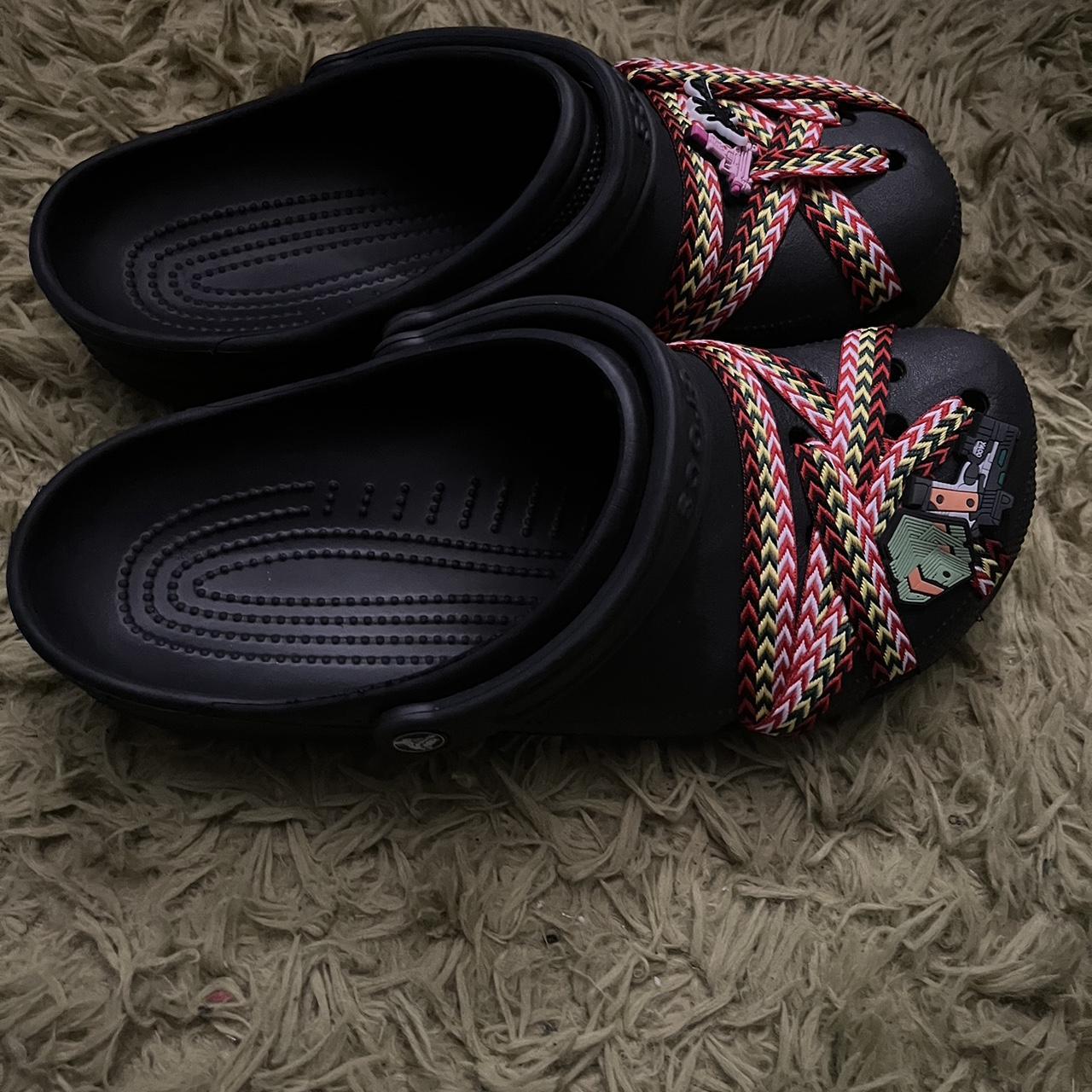 lanvin inspired crocs - Depop