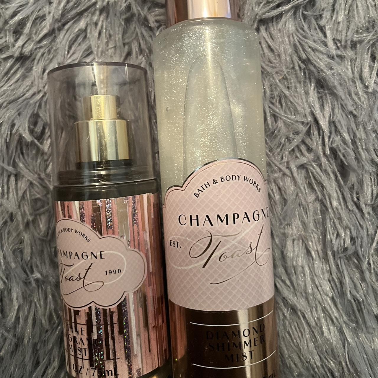 bath & body works champagne toast set diamond... | Depop