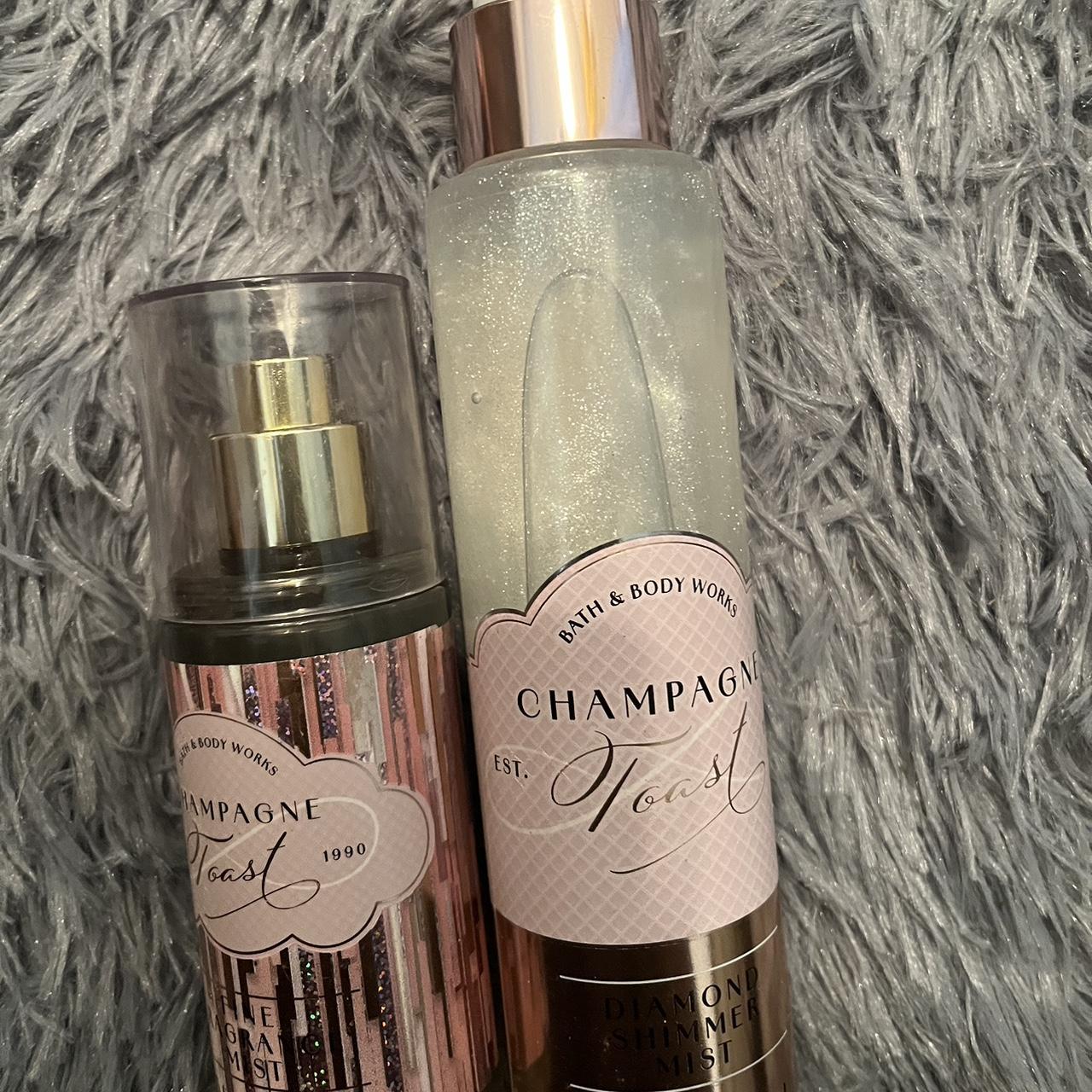 bath & body works champagne toast set diamond... | Depop