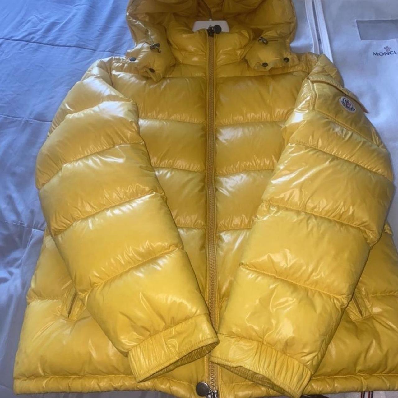 monclear maya size 5 yellow - Depop