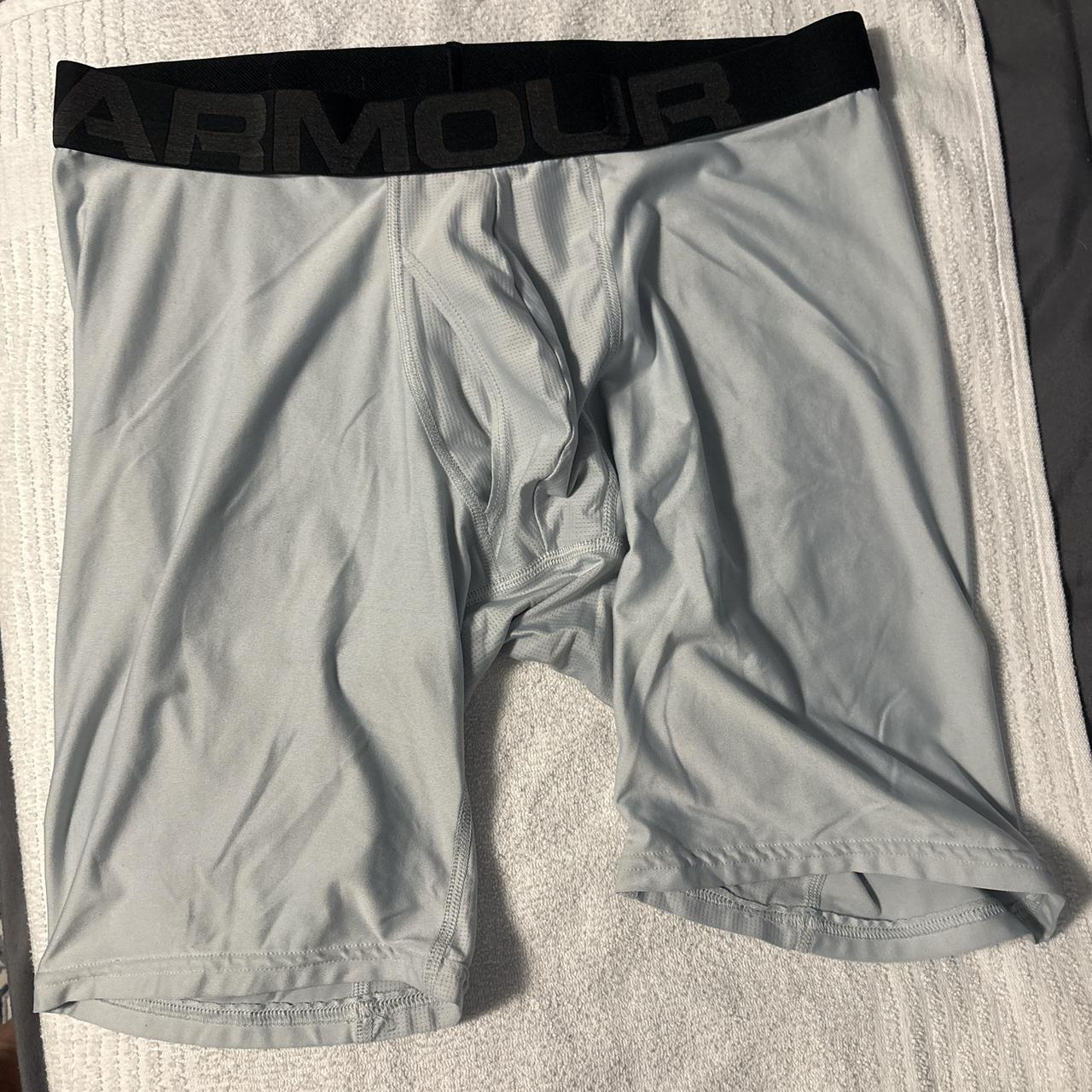 Under Armour, boxer briefs, gray, size large | Depop