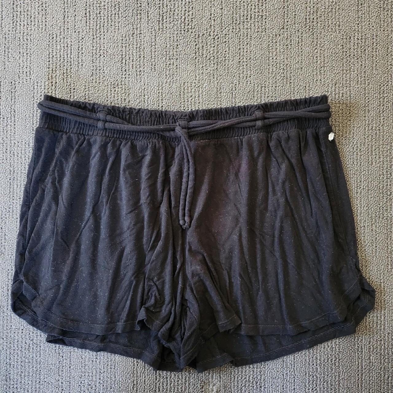 Fabletics black shorts. Really soft, flowy shorts.... - Depop