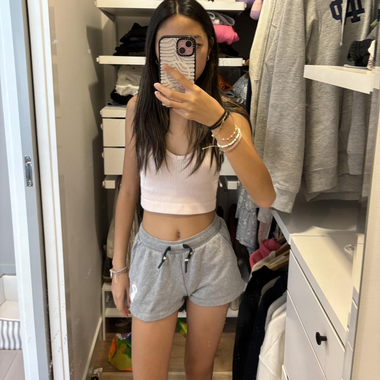 Skechers shorts womens grey store