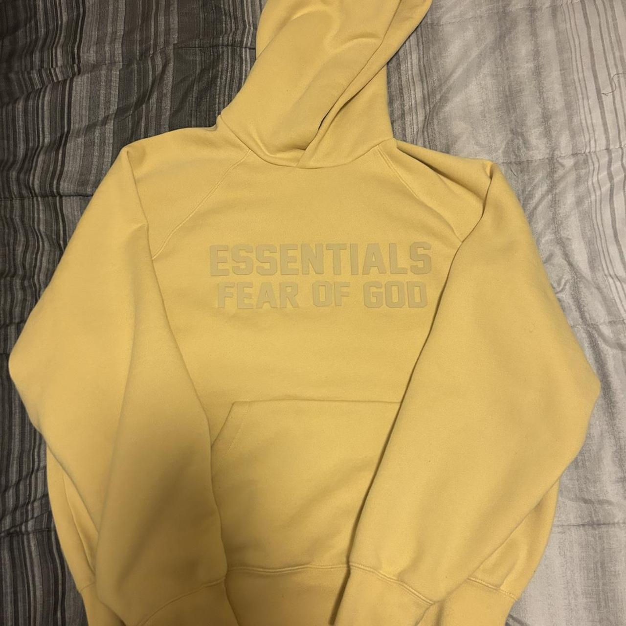 Essentials Hoodie Size small - Depop