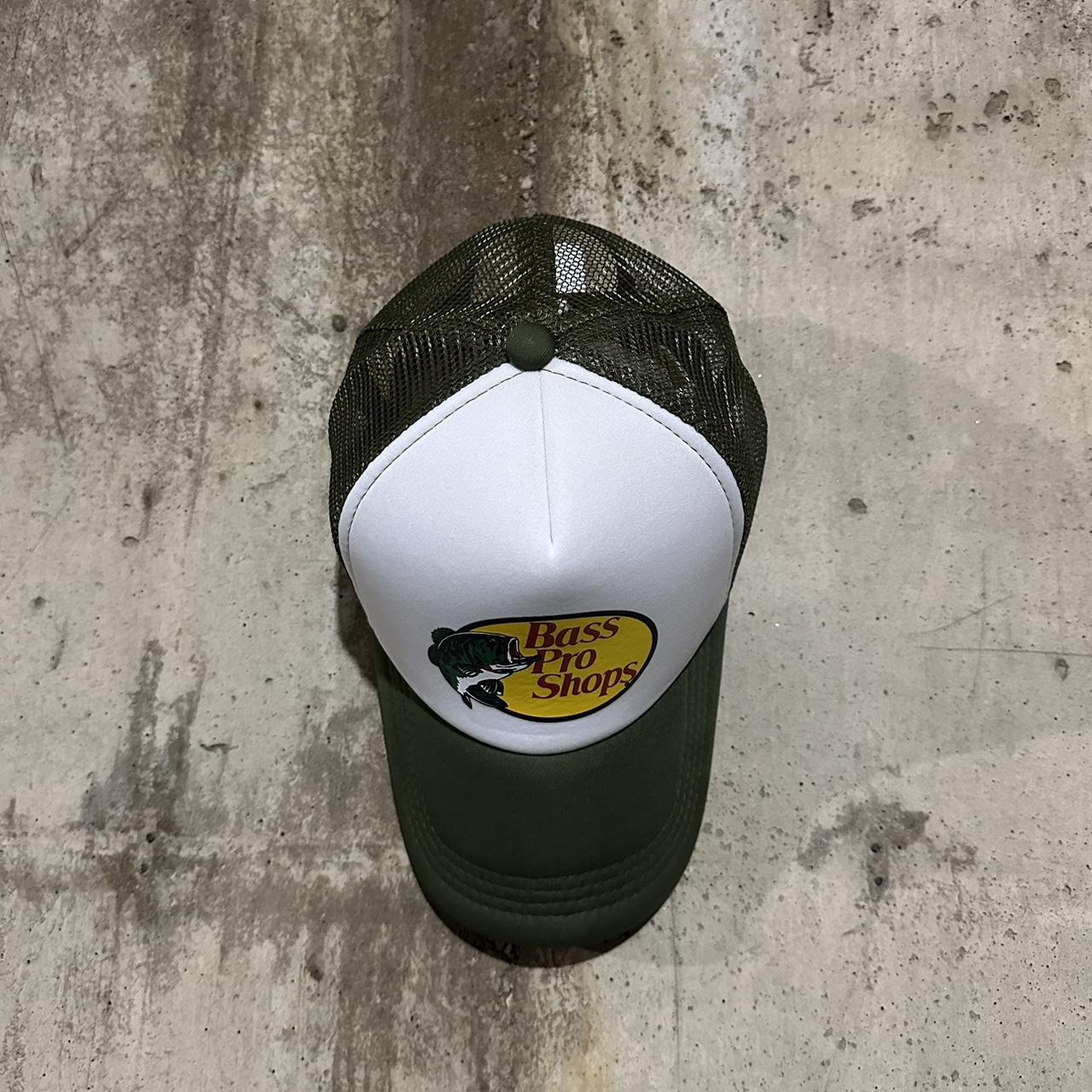 BAS PRO SHOP HAT OLIVE GREEN/WHITE 📦 SHIP THE NEXT... - Depop