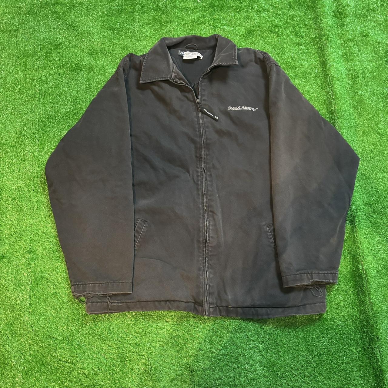 Y2K Black Rusty Carhartt Detroit Style Workwear... - Depop