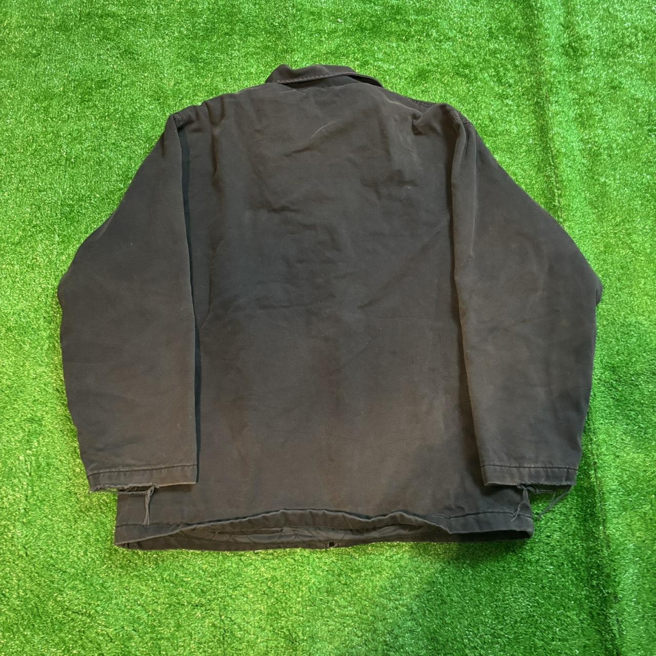 Y2K Black Rusty Carhartt Detroit Style Workwear... - Depop