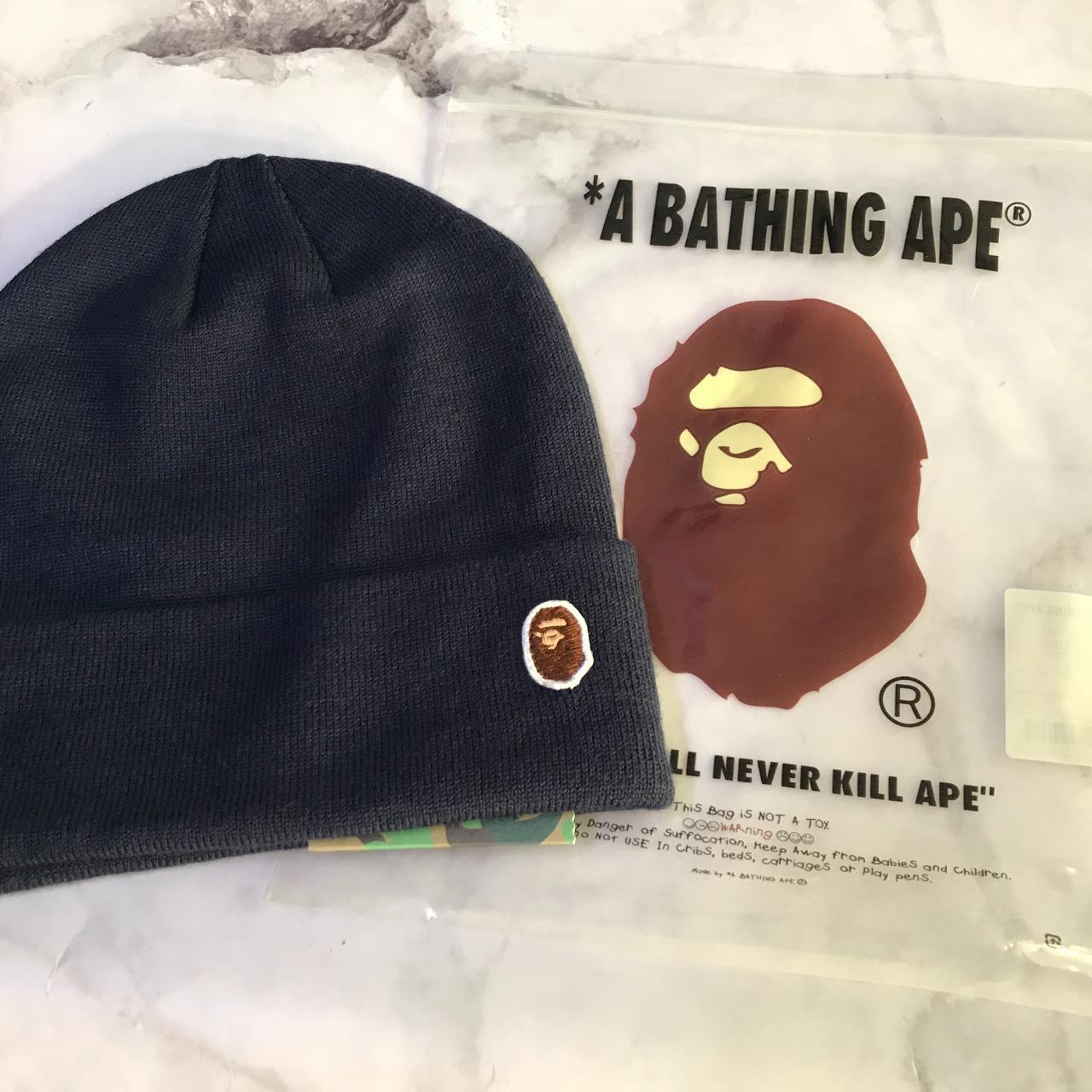 Bape Ape head knit Beanie 1 Men's Knit Cap... - Depop