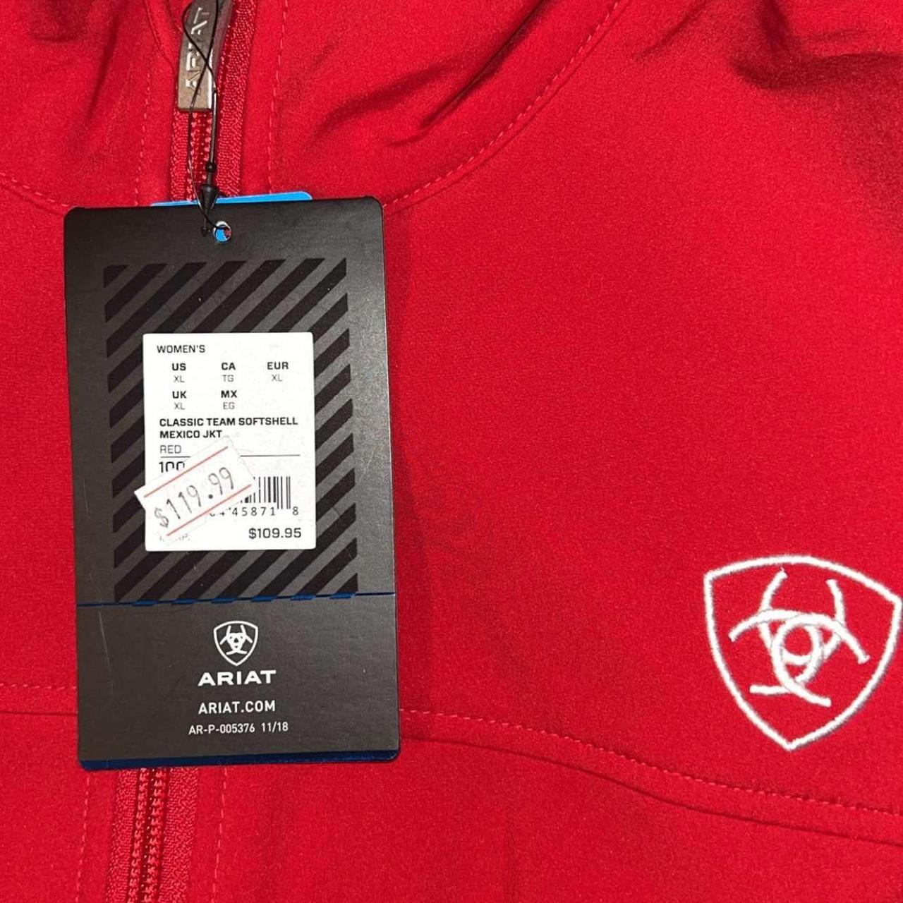 XL Red Ariat Jacket. Never been worn. New with tag - Depop