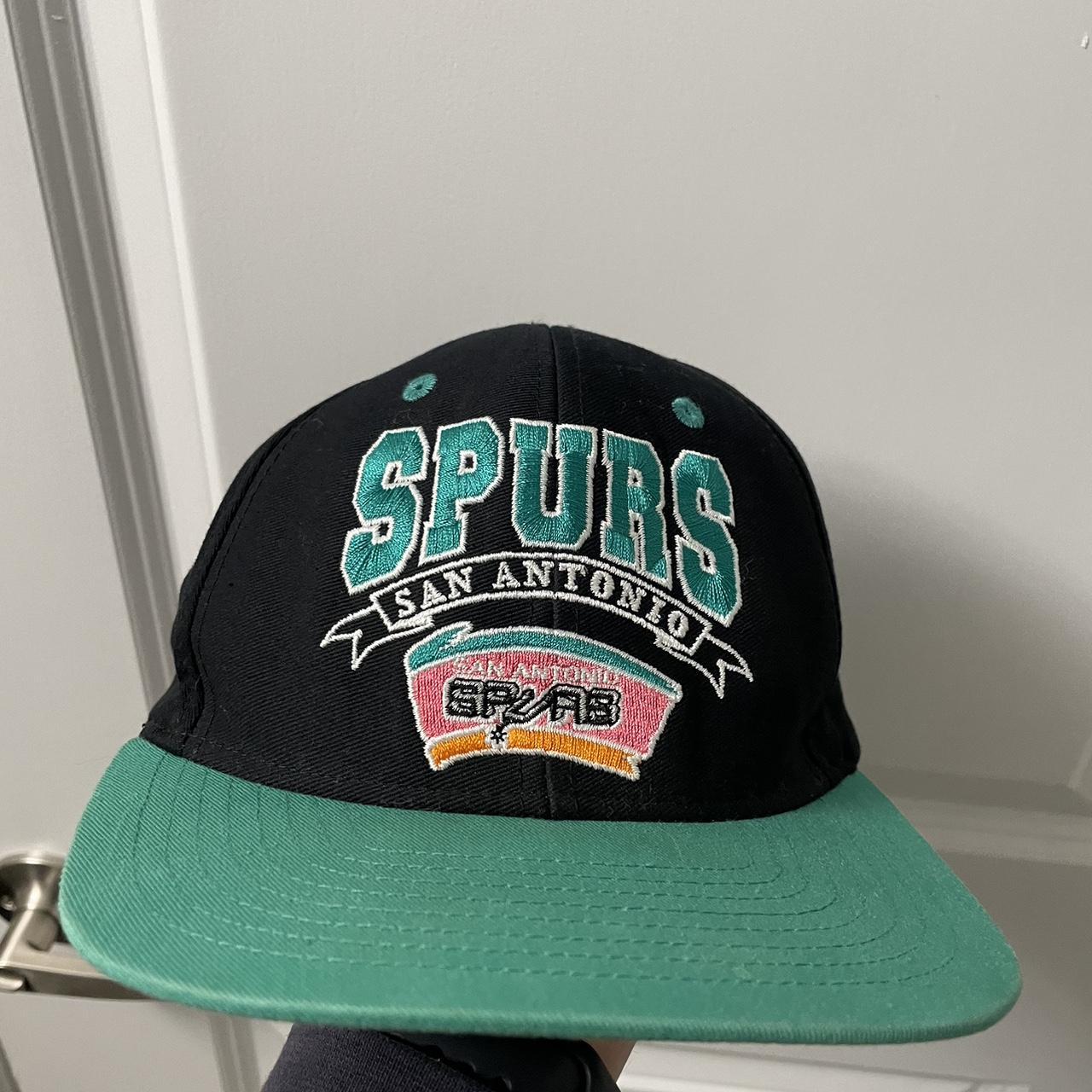 Vintage 90s San Antonio Spurs Hat Snapback - Depop