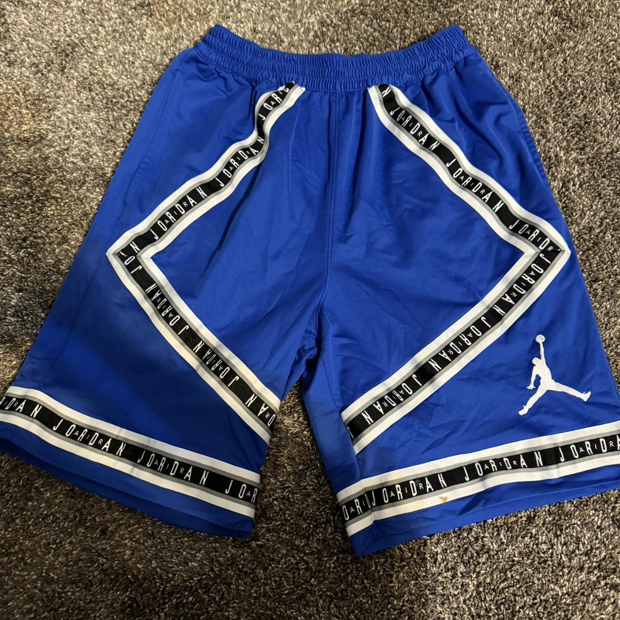 Blue Jordan basketball shorts! - Depop