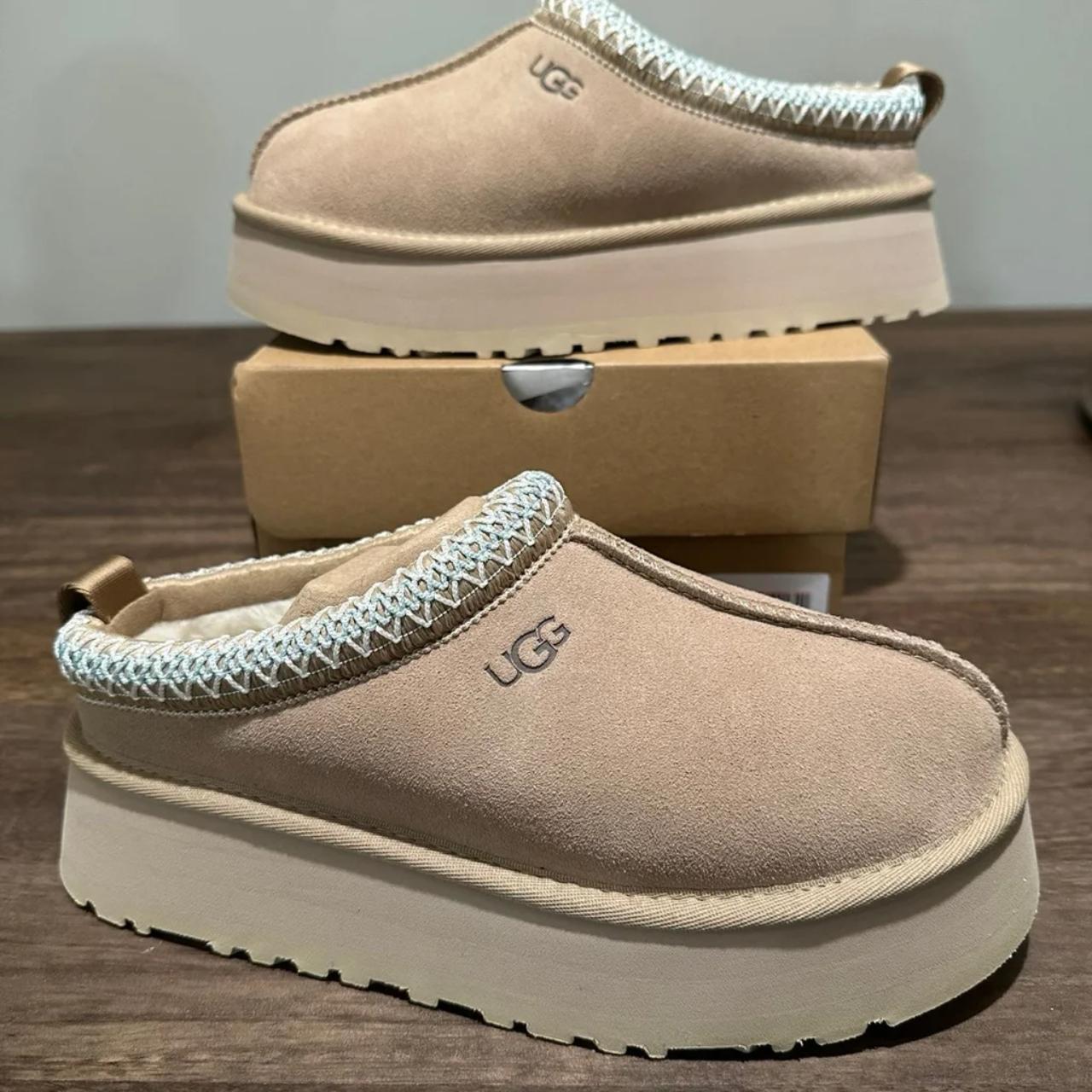 UGG Tazz Platform Sand Brand New Size 9... - Depop