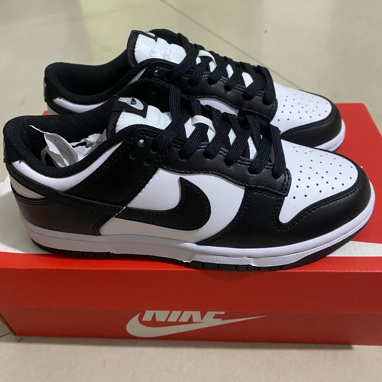 NIKE DUNK LOW PANDAS🐼 Size 7 Brand new condition... - Depop