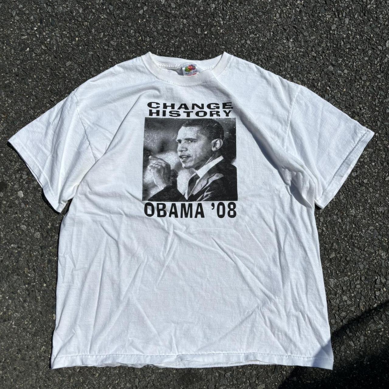 Y2K Fruit of the Loom Change History ‘08 Obama... - Depop