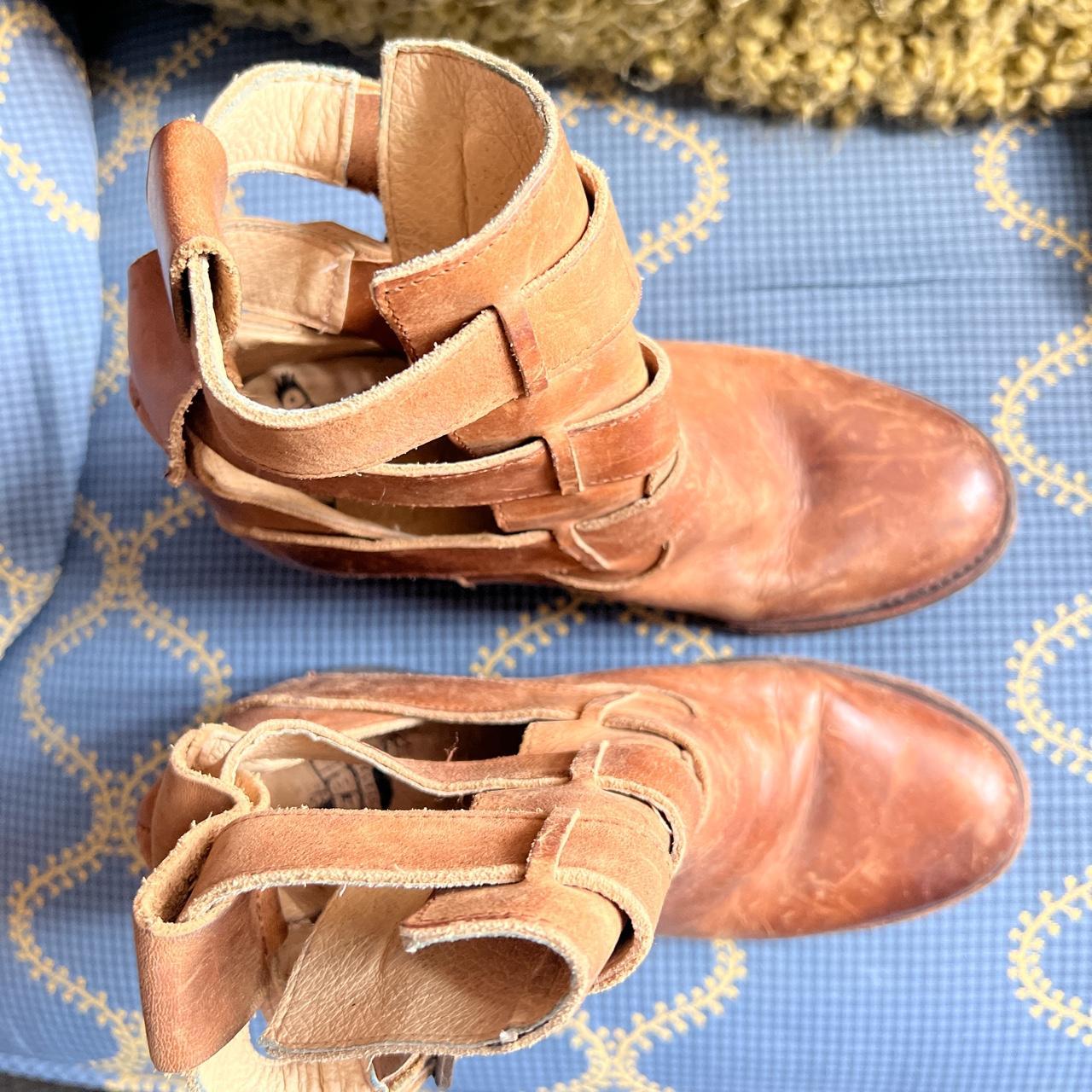 Freebird brand leather ankle boots. Size... - Depop