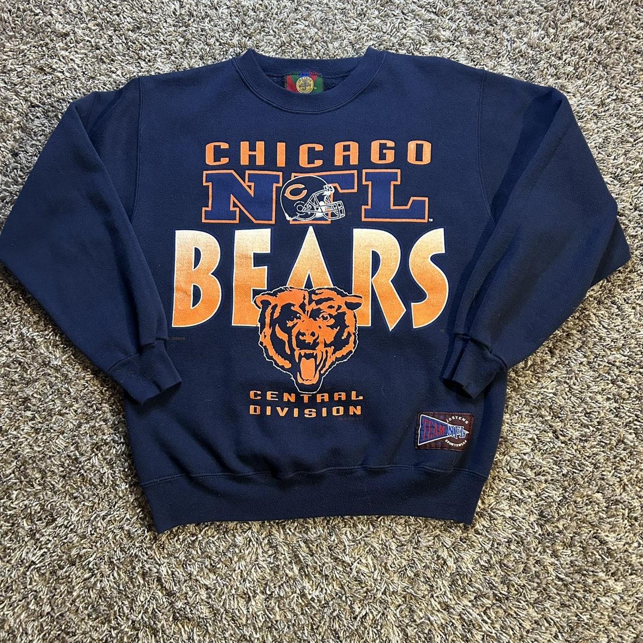 Vintage 1992 Chicago Bears Big Print sweatshirt... | Depop