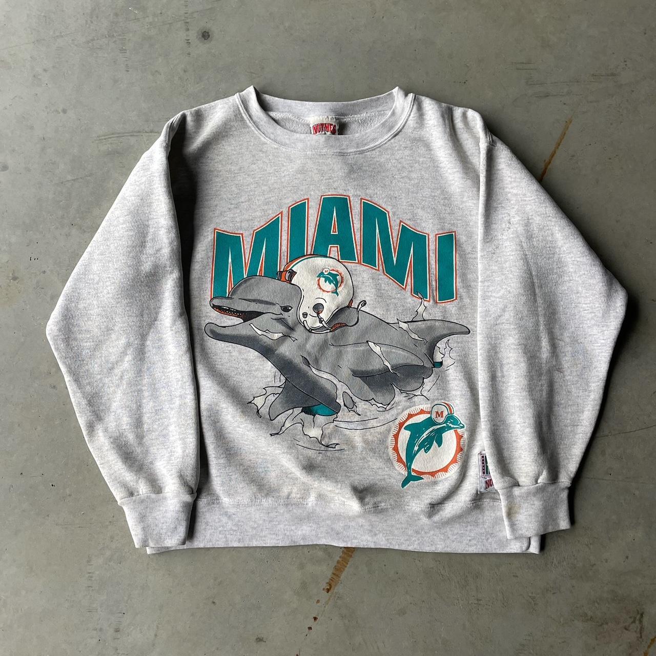 Vintage 90s 1993 Retro Miami dolphins nfl football... - Depop