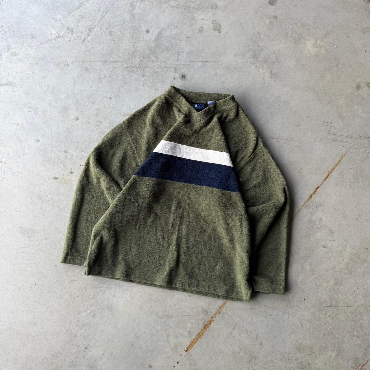 Vintage y2k forest green GAP fleeced... | Depop