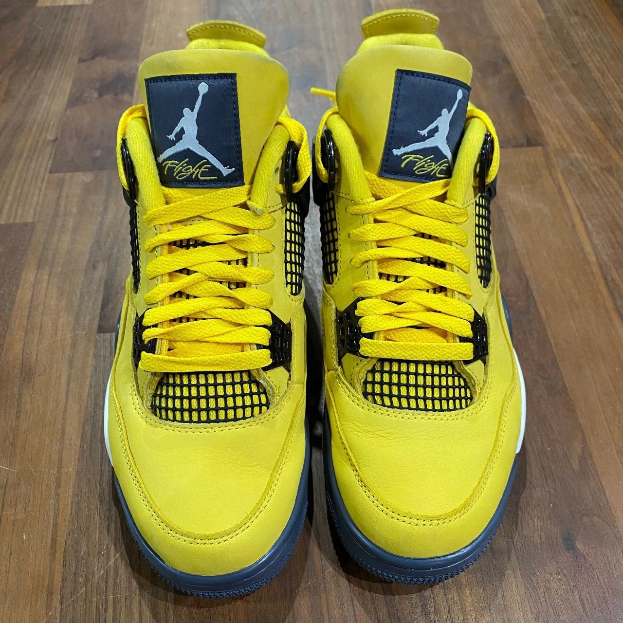 Jordan 4 Lighting Size 8.5 USED DM me for questions... - Depop