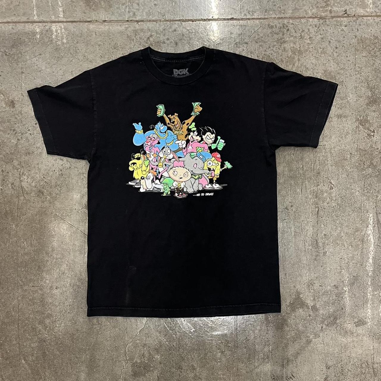 DGK cartoon graphic tee Medium No stains or rips - Depop