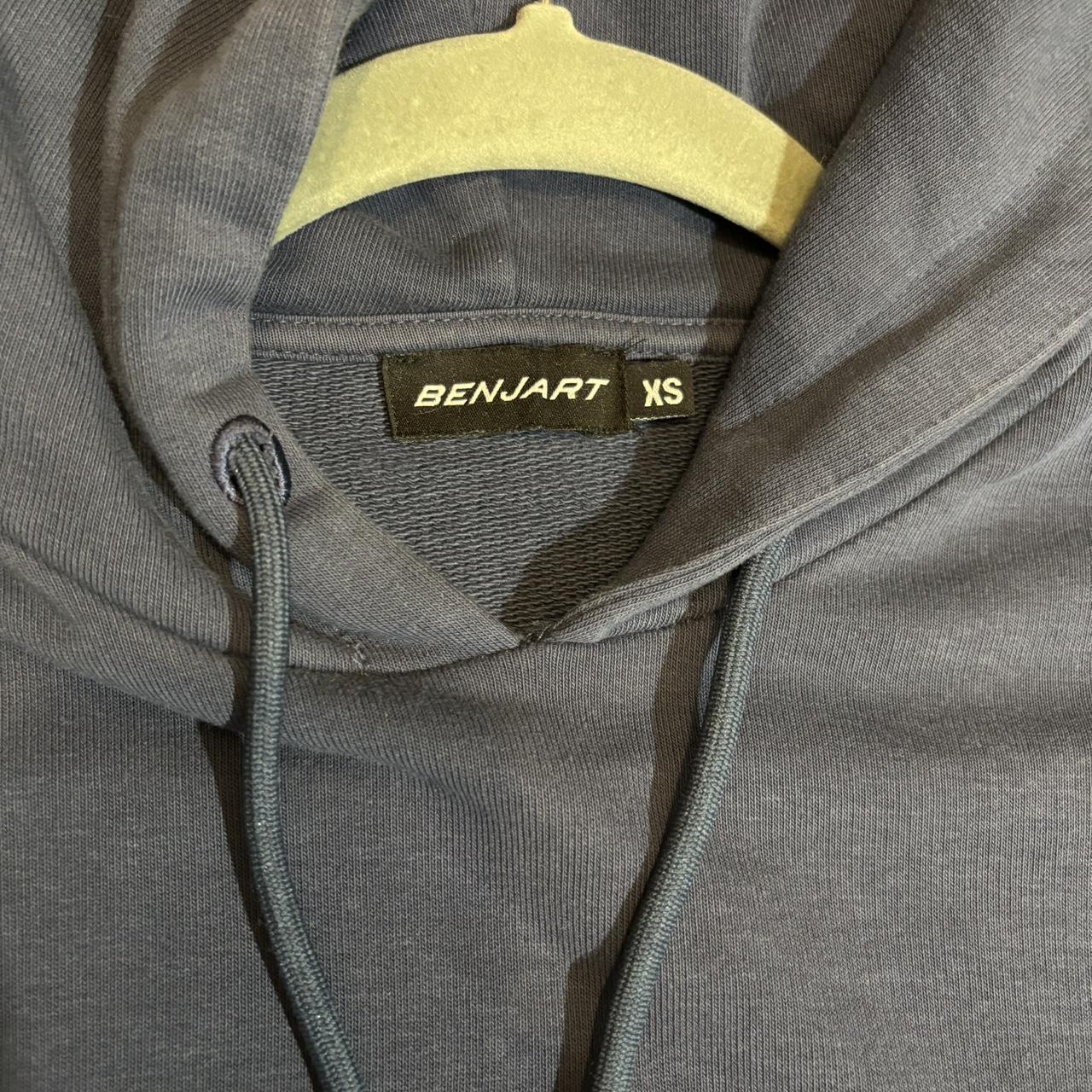 Benjart hoodie Navy blue Benjart hoodie Size XS Worn... - Depop