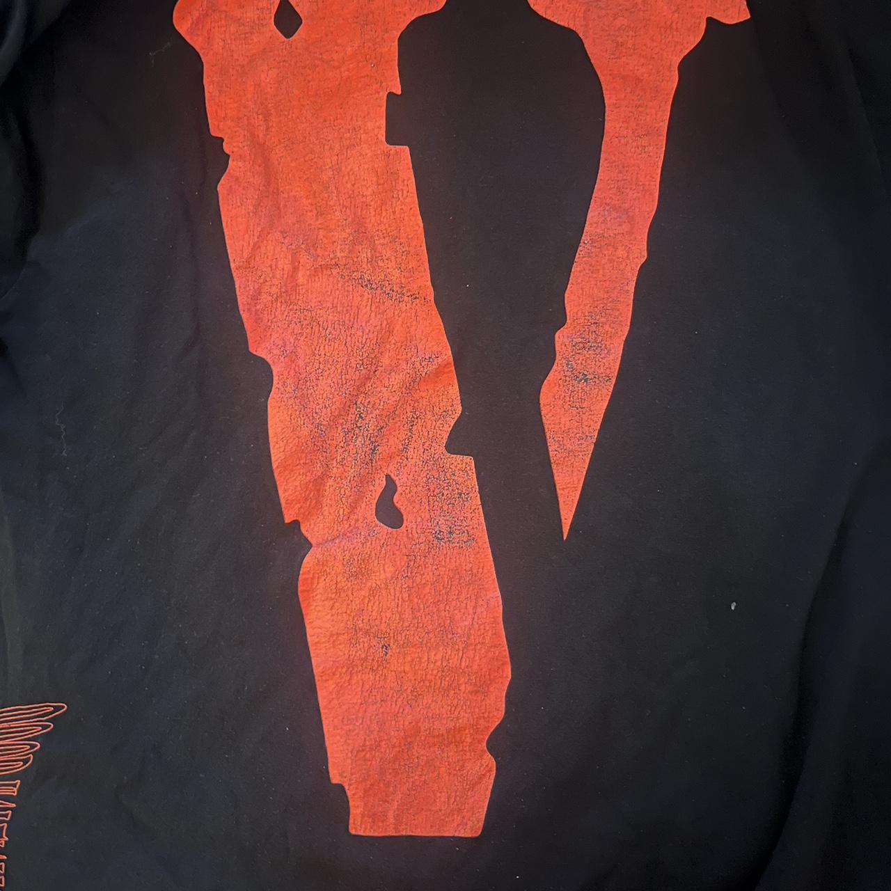 red,black Vlone size large negotiable on price - Depop
