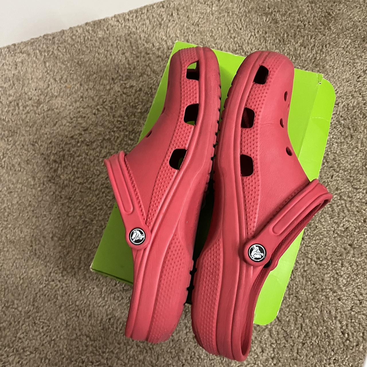 Red crocs #crocs #shoes #red #calm - Depop