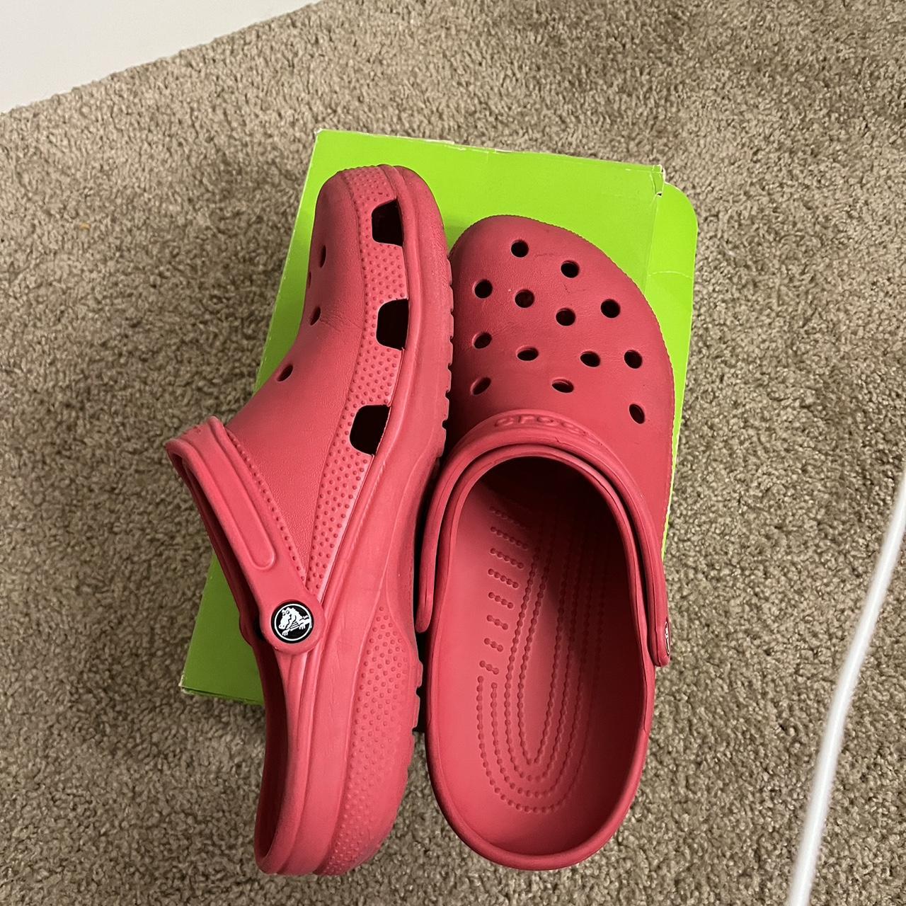 Red crocs #crocs #shoes #red #calm - Depop