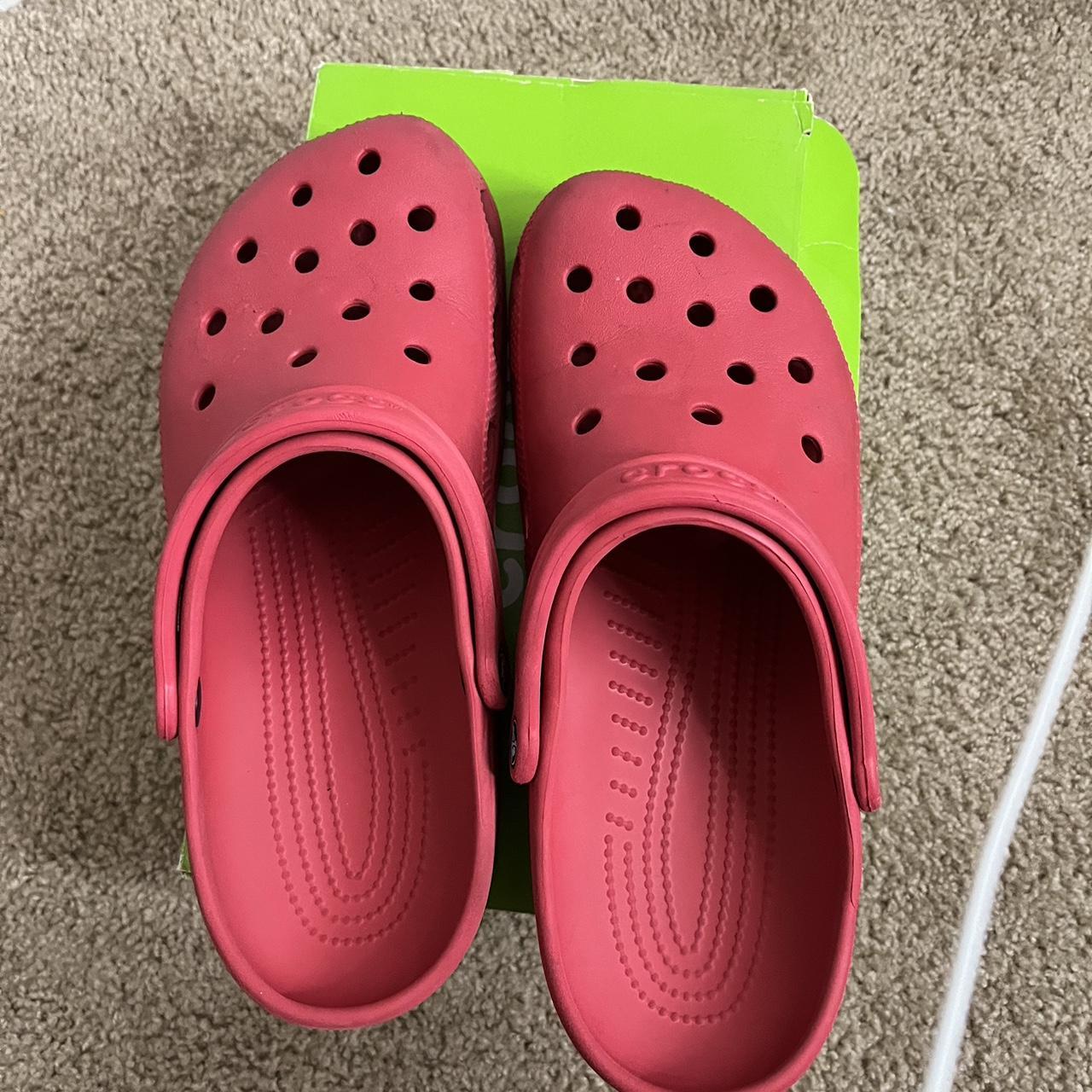 Red crocs #crocs #shoes #red #calm - Depop