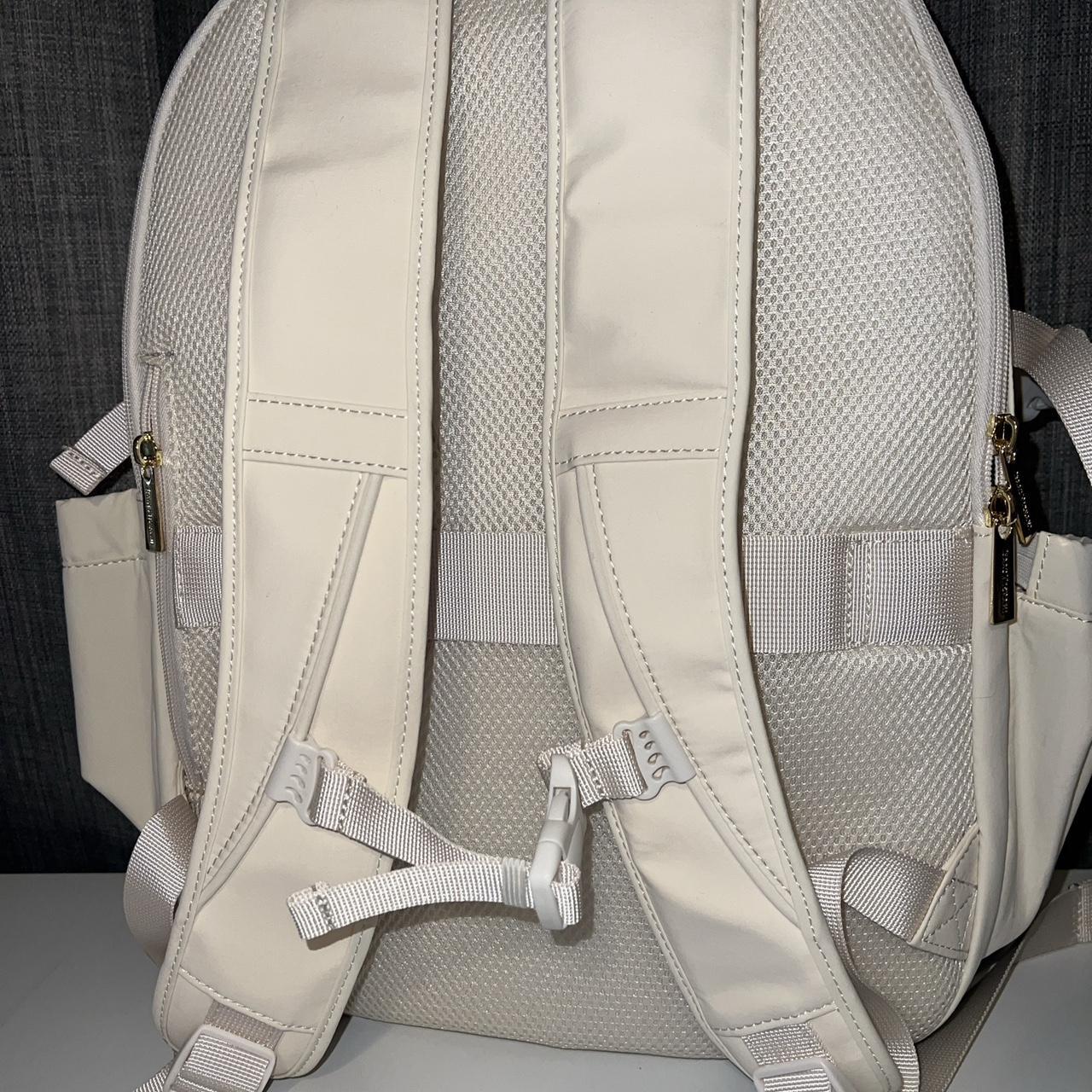 Isaac Mizrahi ivory backpack NWT - Depop