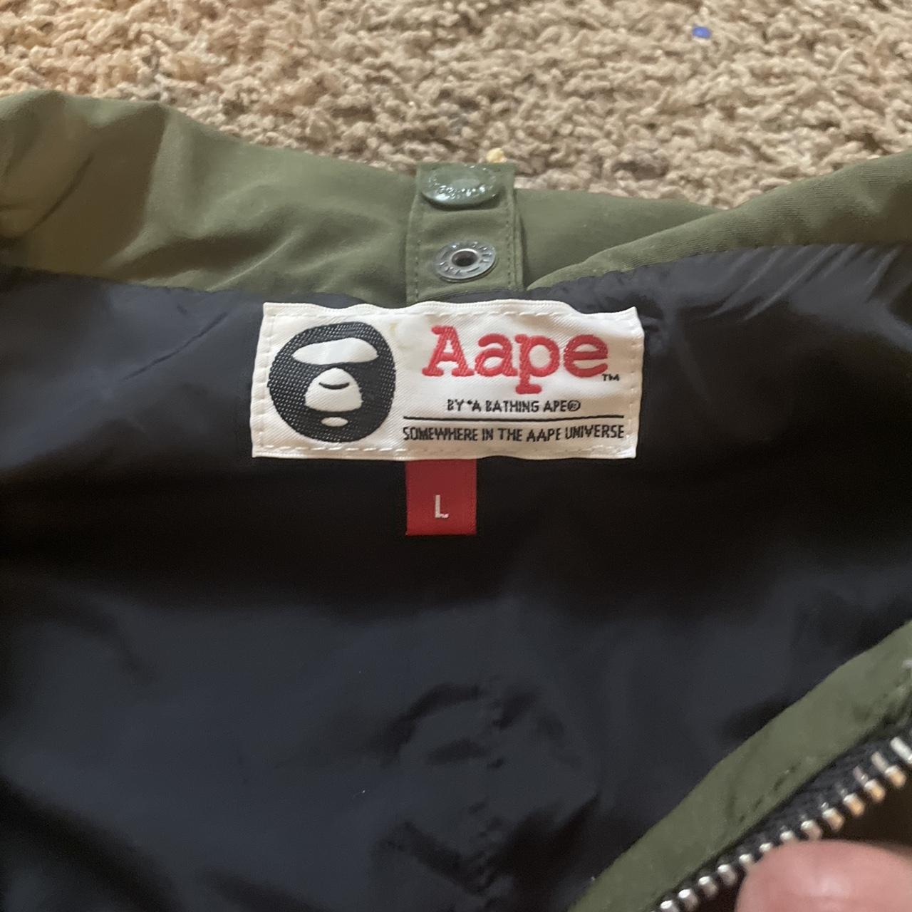 2000’s vintage bape military style jacket don’t... | Depop