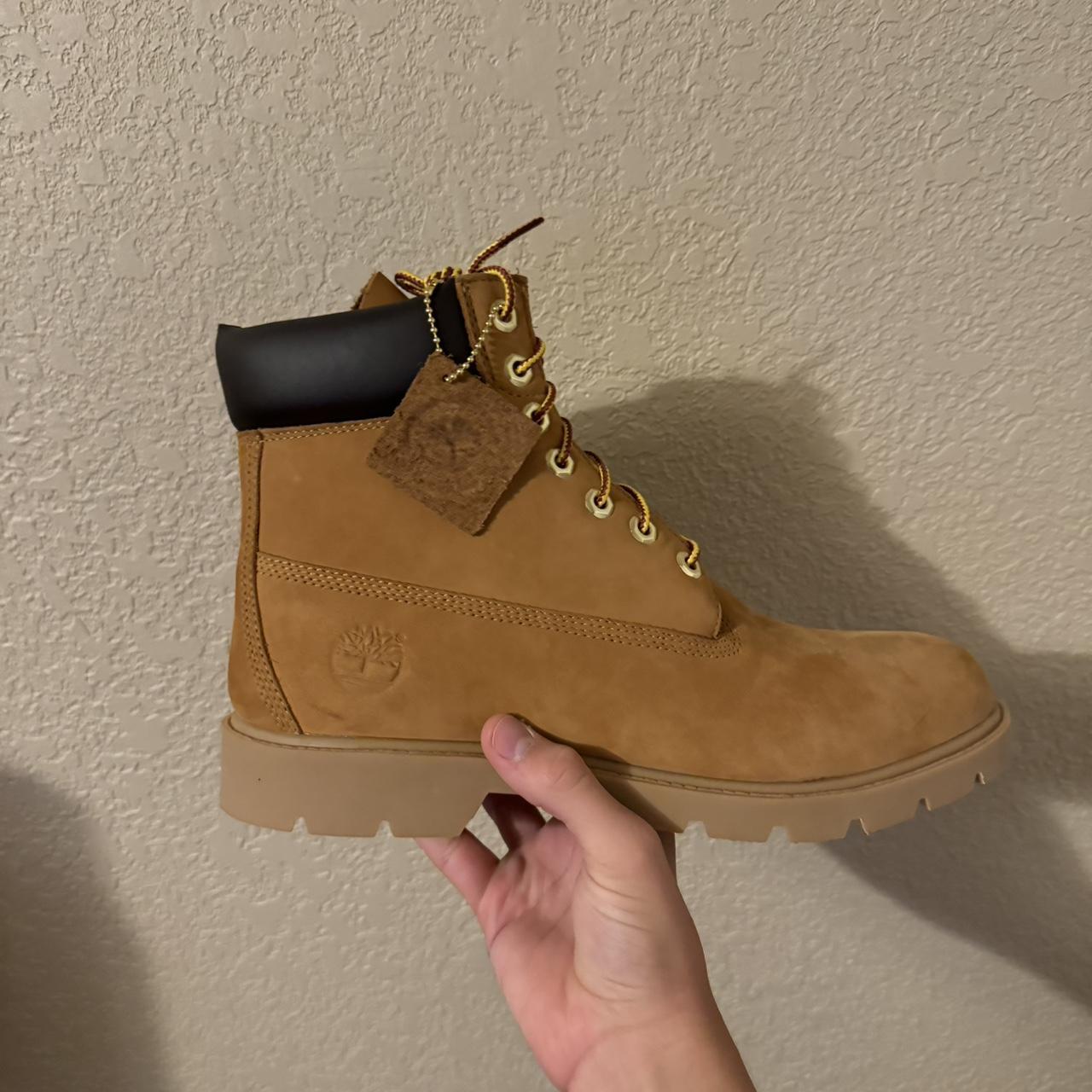 Brand new Timberland boots never tried on Stockx tag... - Depop