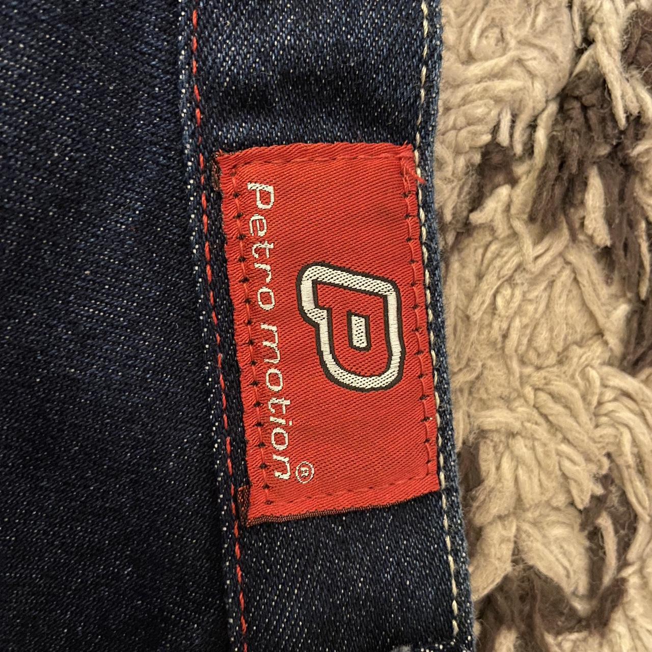 Baggy petro jeans Short New with tag Cool embroidery... - Depop