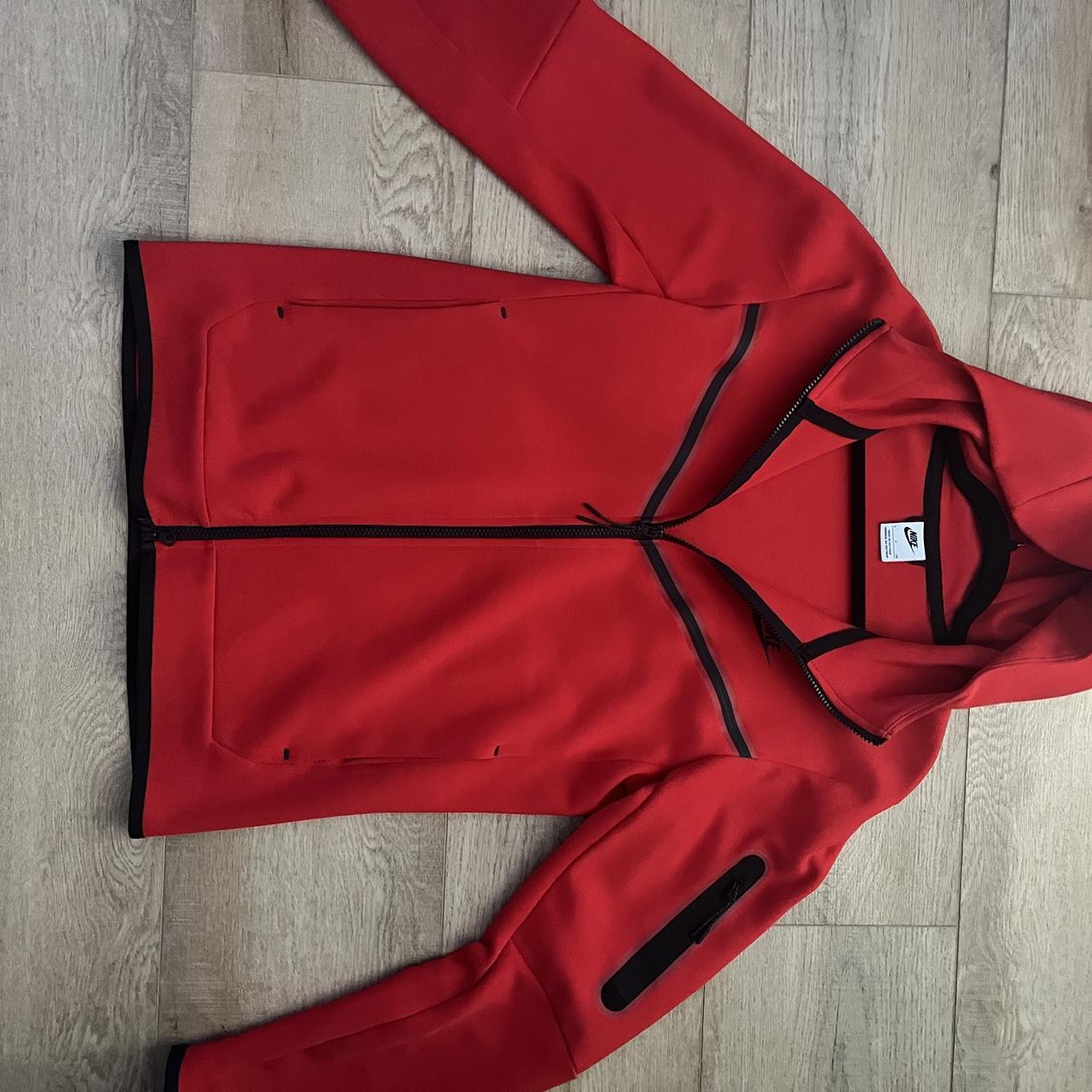 Red nike tech brand new just w tags off (real) still... | Depop