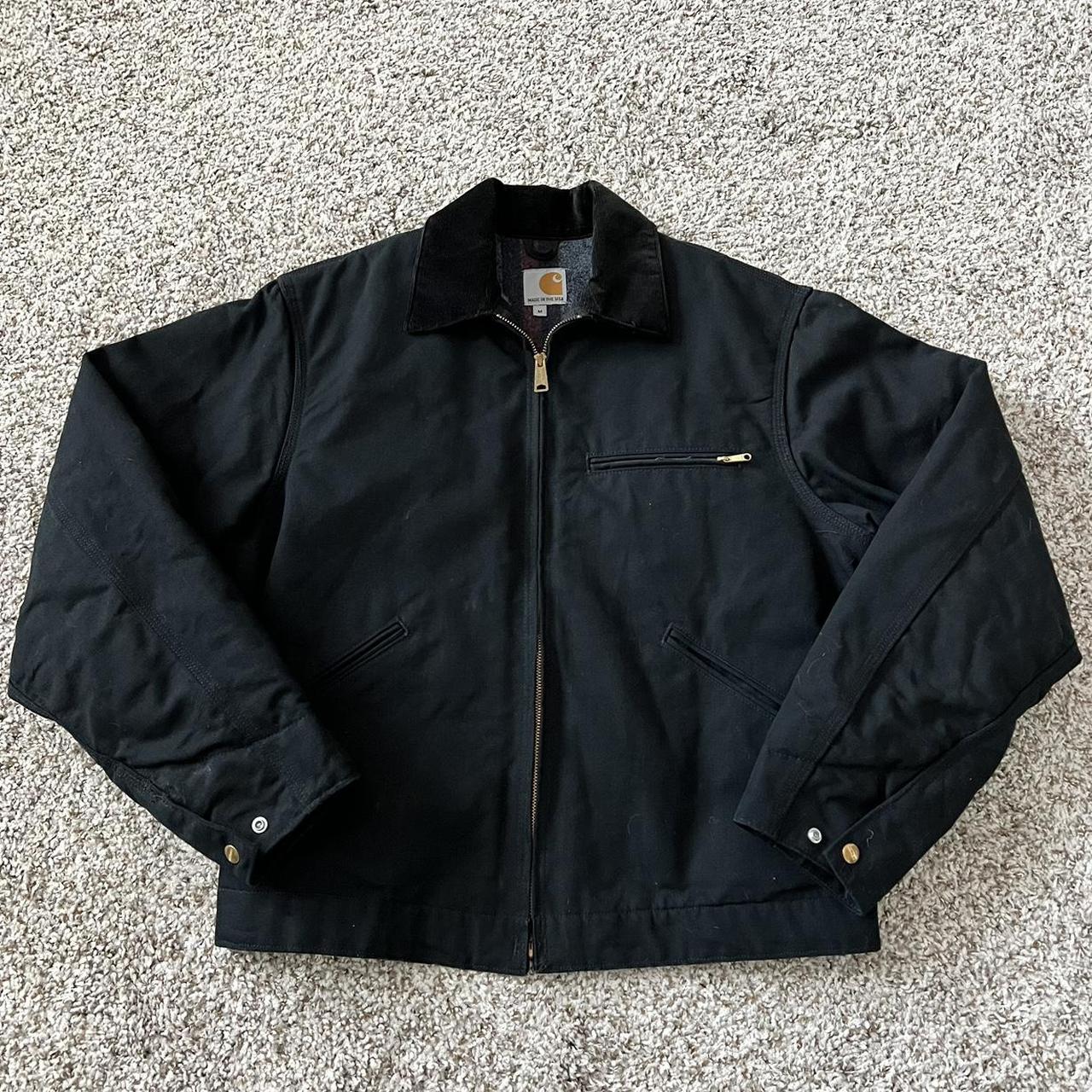 Carhartt Detroit Jacket Black J001 Flawless like-new... - Depop