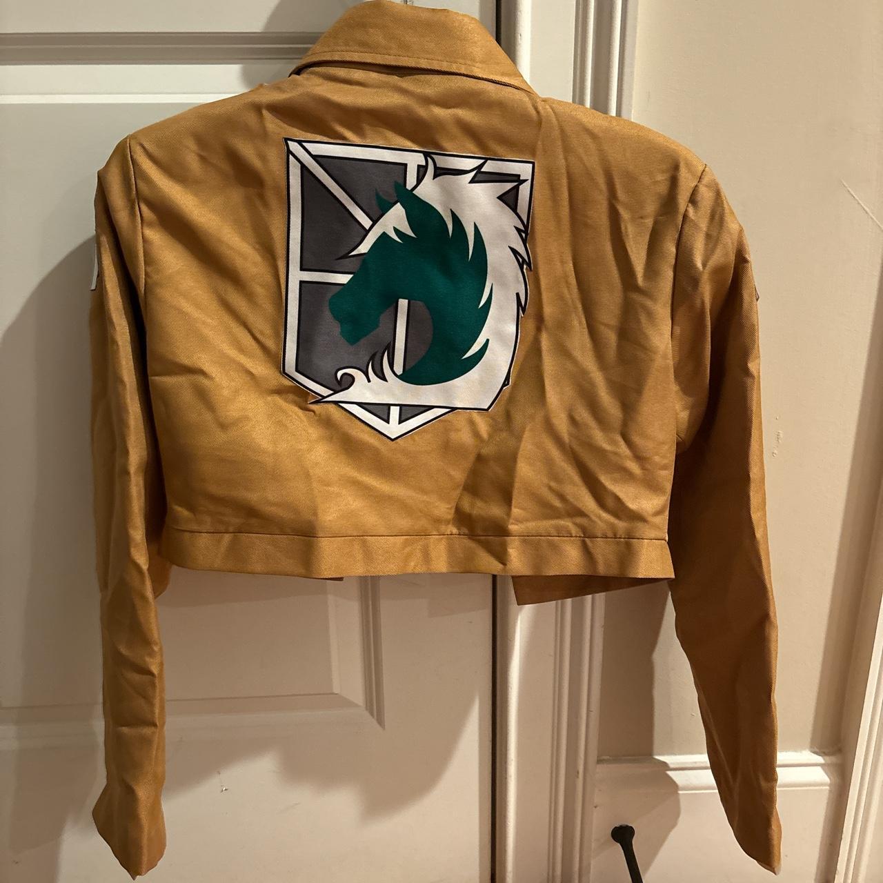 attack on titan military police jacket, size small... - Depop