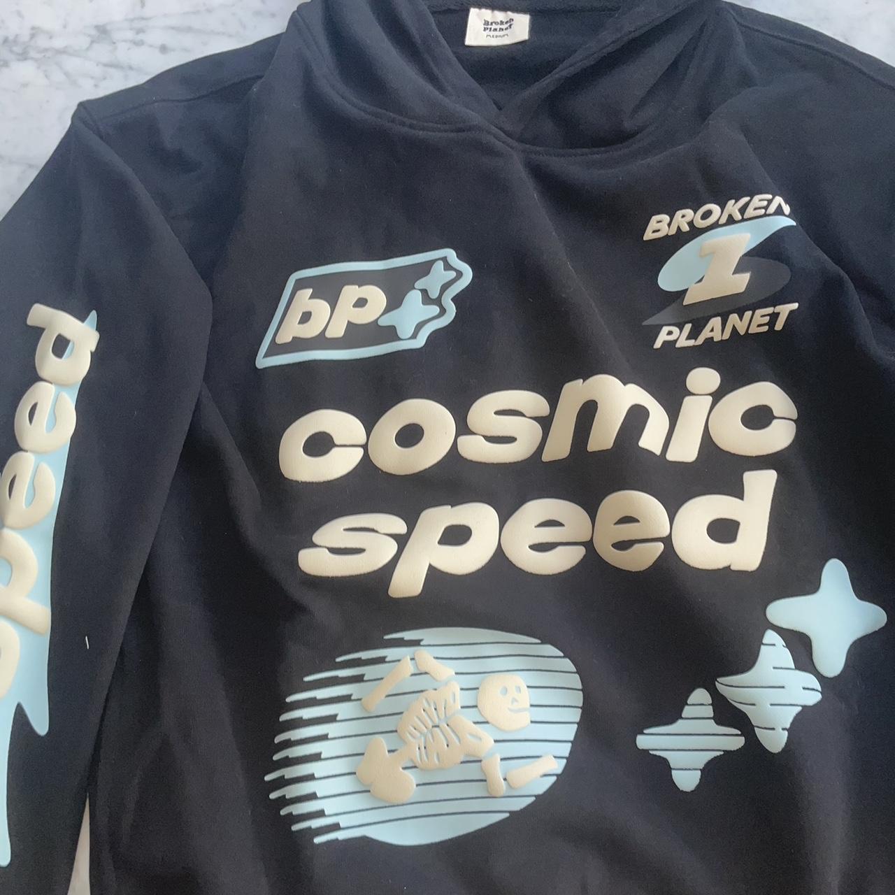 Broken Planet Cosmic Speed Hoodie Size Medium Open... - Depop