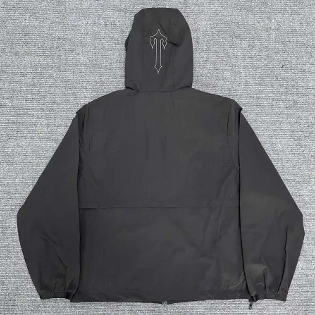 Trapstar black and white windbreaker jacket brand... - Depop